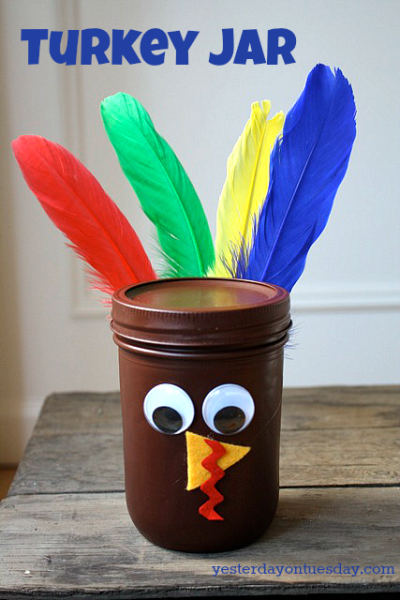 Turkey Jar Craft | Yesterday on Tuesday
