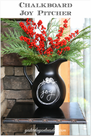 Chalkboard Love Pitcher | Yesterday on Tuesday