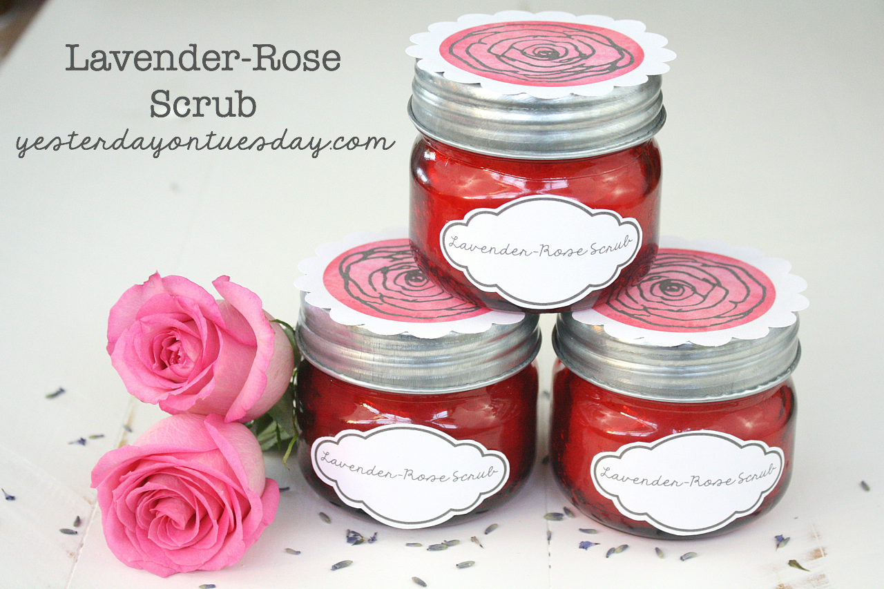 Lavender-Rose Scrub | Yesterday on Tuesday