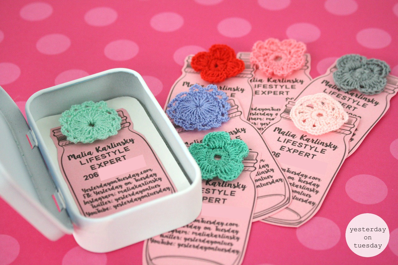 Mint Tin to Business Card Holder | Yesterday on Tuesday