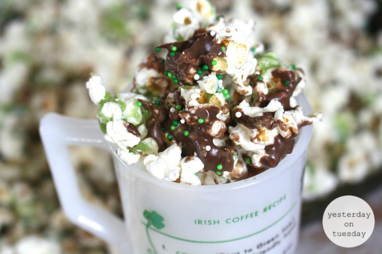 Scrumptious Irish Coffee Popcorn | Yesterday on Tuesday
