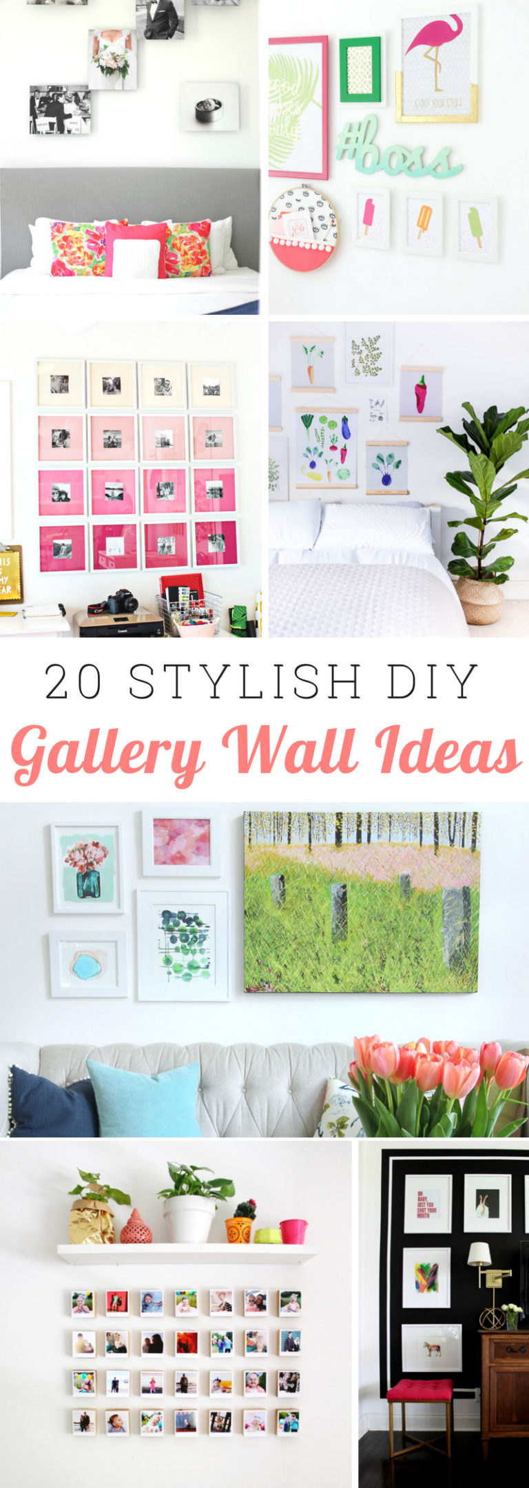 20 Stylish Gallery Wall Ideas | Yesterday on Tuesday