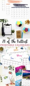 20 of the Prettiest Printable Calendars | Yesterday on Tuesday